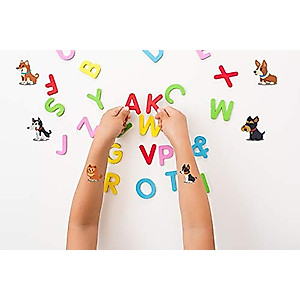 Fiomia Dogs Temporary Tattoo cartoon Sticker Face Decal Body Glitter for children kids girls Waterproof Removable 54 Designs 3 Sheets