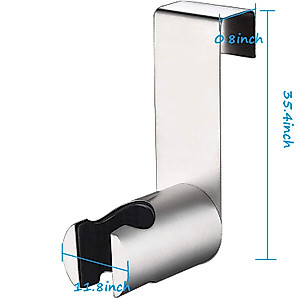 Handheld Bidet Sprayer for Toilet Portable Pet Shower Toilet Water Sprayer Seat Bidet Attachment Bathroom Stainless Steel Spray for Personal Hygiene (Hook)