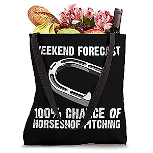 Funny Horseshoe Pitching Gift Men Women Horseshoe Pitchers Tote Bag