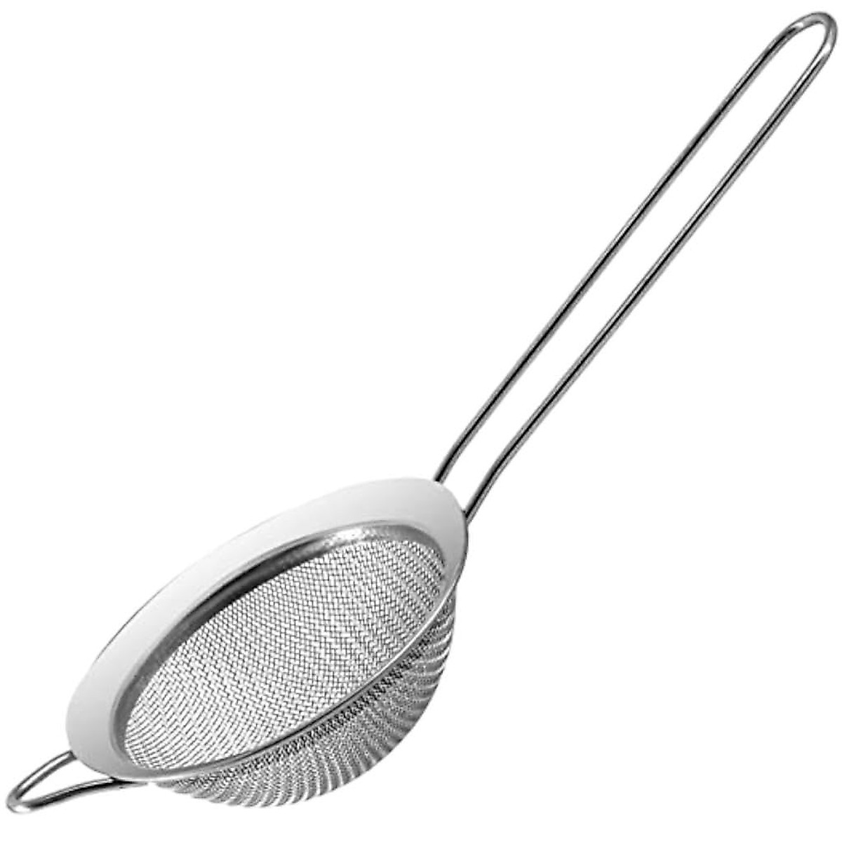 AHASON'S Fine Mesh Sieve Strainer,Premium Stainless Steel 8cm / 3.15 Inch with Durable Metal and Sturdy Handle,Excellent for Sifting Flour Pastas Rice Tea