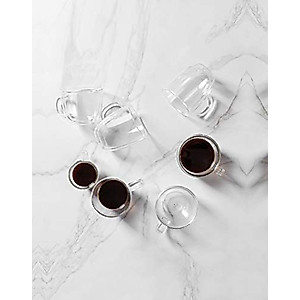 Bodum Bistro Coffee Mug, 10 Ounce (2-Pack), Clear