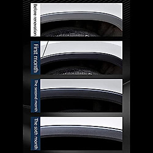 Plastic Parts Crystal Coating, Crystal Coating for Car, Plastic Repairer for Cars Resists Water, Long Duration Plastic Parts Refresher Agent for Car (3pcs)