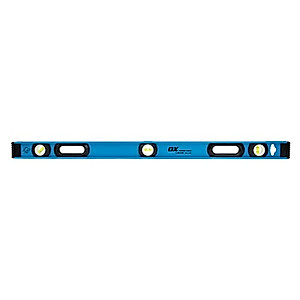OX TOOLS Trade 36-Inch Aluminum "I" Beam Level with Vial Window | Magnetic & Reinforced End Caps