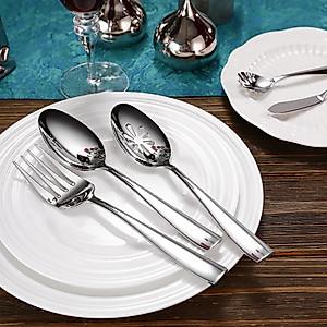 KEAWELL Premium 4-Piece 7" Louis Butter Knives, 18/10 Stainless Steel, Dishwasher Safe