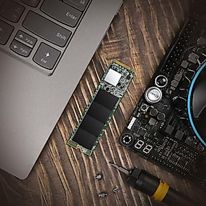 Transcend 1TB MTE115S M.2 2280 PCIe Gen3x4 SSD, 3D NAND, NVMe Internal Solid State Drive, Low-Power Consumption, SLC Cache, Up to 3,200 MB/s - TS1TMTE115S