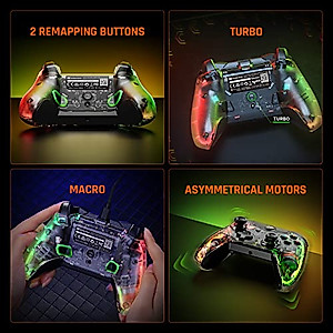 Wired Gaming Controllers, BIGBIG WON Rainbow Lite Controller for PS4 via R90 Game Controllers