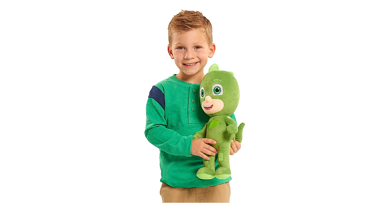 PJ Masks Gekko Plush - Sing & Talk Toy for Kids