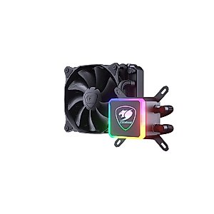 Cougar Aqua High-Performance CPU Liquid Cooler with Vibrant and Dazzling RGB LED Pump Head and a Remote Controller (Aqua 120) (3MAQU120.0001)