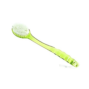 INGVY Dry Brushing Body Brush Multi Style Bath Brush Back Body Bath Shower Sponge Scrubber Brushes with Handle Exfoliating Scrub Skin Massager Bath Ball (Size : Blue)