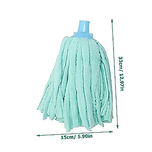 Alipis 4pcs Vintage Mop Head Steam Cleaner Mop Floor Steamer Mop Microfiber Spray Mop Washable Mop Pad Steam Mop Pad Commercial Cut End Cotton Mop Cloth Mop Head Mop Replacement Head Mops