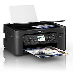 Epson Expression Home XP-4205 Wireless All-in-One Color Inkjet Printer, Black - Print Copy Scan - 5760 x 1440 dpi, 10.0 ppm, 2.4" Color Display, Auto 2-Sided Printing, Voice Activated, USB, WiFi
