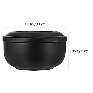 Beaupretty Stainless Steel Shaving Soap Bowl Shaving Mug for Shave Cream Soap Shaving Cup with Lid