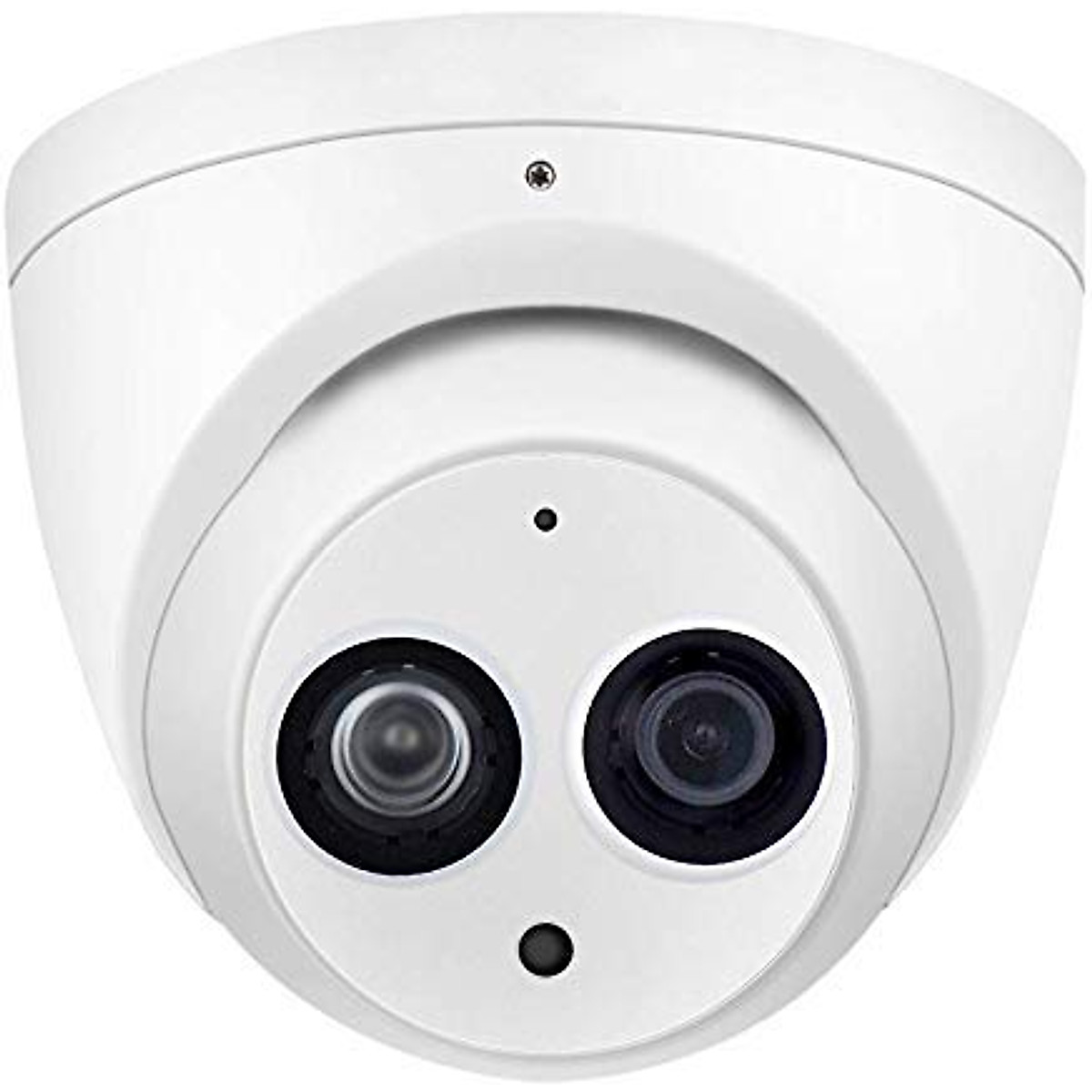 6MP IP PoE Security Camera with Mic/Audio,Outdoor Indoor Turret/Dome Surveillance Camera with 2.8mm Wide Angle 165Ft IR Night Vision,WDR,3D DNR,IP67 Waterproof,IVS Detection,DMSS/SmartPss Lite