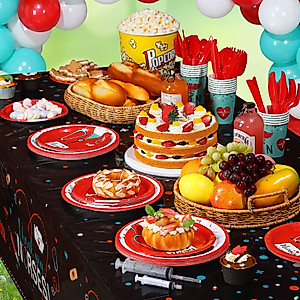 Tudomro 168 Pcs Nurses Party Decorations Nursing Graduation Banner Balloons Thank You Nurse Backdrop Medical Themed Tableware Plates Cups Napkins Tablecloth for RN Nurse Week Party Supplies