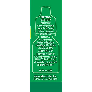 Opti-Free Replenish Rewetting Drops, 10-mL