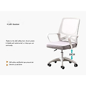 MayNuo Chair Ergonomic Computer Chair Lift Swivel Chair Office Chair Mesh Seat Pedal Positive Posture Chair Game Chair/Gray