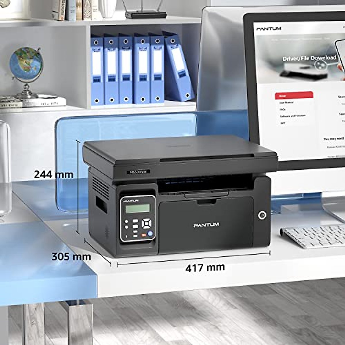 Pantum M6500NW Laser Printer All in One, Black & White Printer with Wireless Printing, Monochrome Laser Printer Print Scan Copy, Speed up to 23 ppm