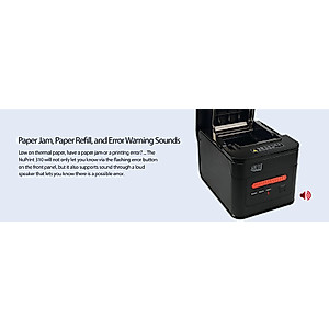 Adesso NuPrint 210-2" Thermal Receipt Printer, Black