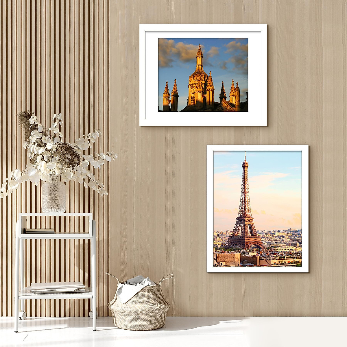 SESEAT 16x20 Picture Frame White, Display Pictures 11x14 with Mat or 16x20 without Mat, Photo Frames Wall Gallery, 1 Pack