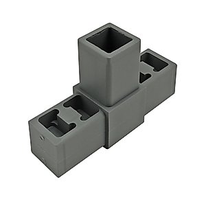 80/20 Inc., 9130, Quick Frame 3 Way Tee Connector, Gray Nylon (10 Pack)