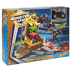 Hot Wheels Monster Jam Front Flip Takedown Playset