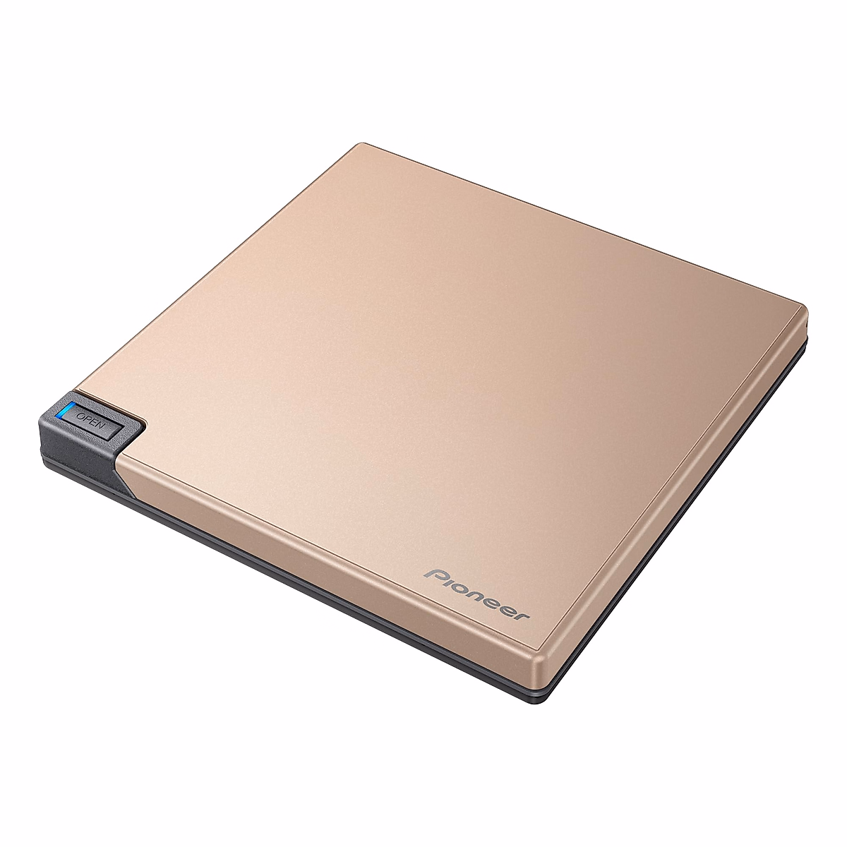 Pioneer External Blu-ray Drive BDR-XD08G USB 3.2 Gen1 (USB Type-C) / 2.0 Slim Portable BD/DVD/CD Writer Gold