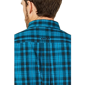 Ariat Men's Pro Series Fitted Kingston Shirt Blue L