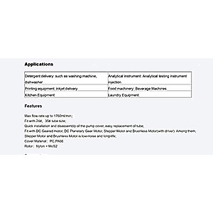 Quick Load Stepper Motor Peristaltic Pump High Flow 0-1400ml/min Silicon Hose 24# 35#