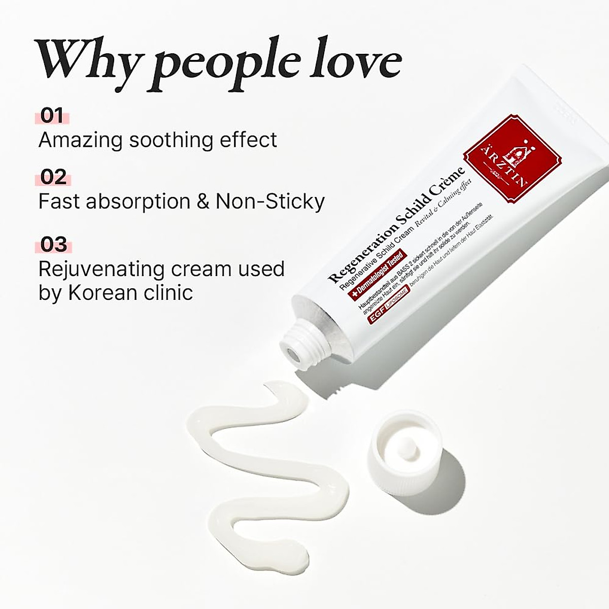 ARZTIN Regenerative Schild Cream, Daily Repair Cream for Sensitive & anti-aging Care Dermatologist-Recommended 1.8 oz.