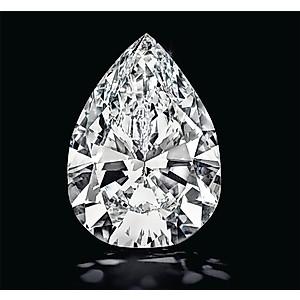 101 Facets realistic 2 carats pear shape simulated diamond ring band set 925 silver (9)