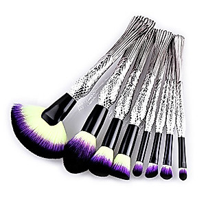 Hair Brush for The Shower Lip 8Pcs Foundation Pro Powder Brushes Makeup Tool Eyeliner Set Eyeshadow Brush Brush Concealer Brush under Eye
