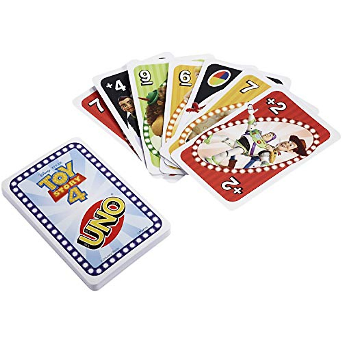 Mattel Games UNO Featuring 4 -Kids and Family Card Game