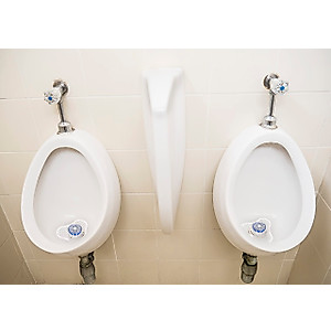 Urinal Screen Deodorizer (12 Pack) with Urinal Cakes Ocean Breeze Scent, Anti-Splash Urinal Deodorizer