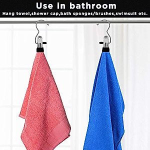 IPOW 12 PCS Boot Hanger Clips, Stainless Steel Laundry Hook Hanging Clothes Portable for Home and Travel