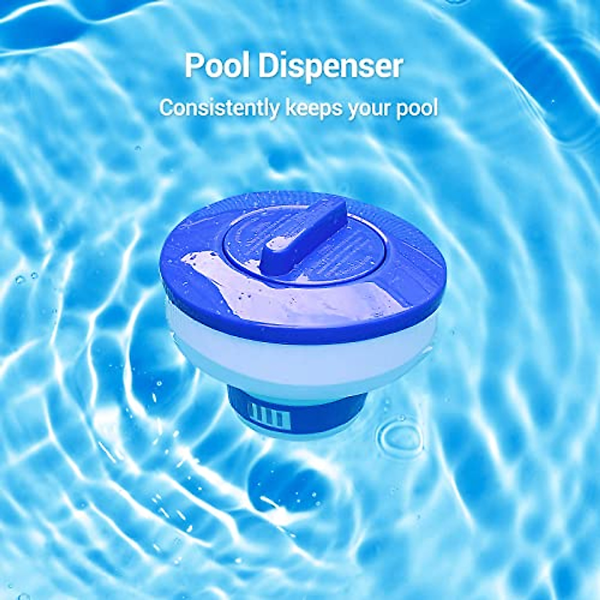 Aiper 4 in 1 Swimming Pool Cleaning Kit, Pool Brush, Pool Vacuum Head, Skimmer Leaf Net, Pool Dispenser, Perfect for Above-Ground/In-ground Pools, Fountains, Walls, Tiles & Floors (Pole NOT Included)