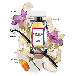 PINROSE Perfumes Wild Child - Eau de Parfum Fragrance Spray for Women - Clean, Vegan, Cruelty-free, and Hypoallergenic Scent with Essential Oils - Notes of Tiare Flower, Jasmine, Vanilla and Bergamot