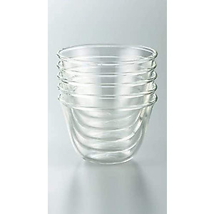 iwaki KBT942 Sweet Cups (Jelly), 5.3 fl oz (160 ml), Set of 6