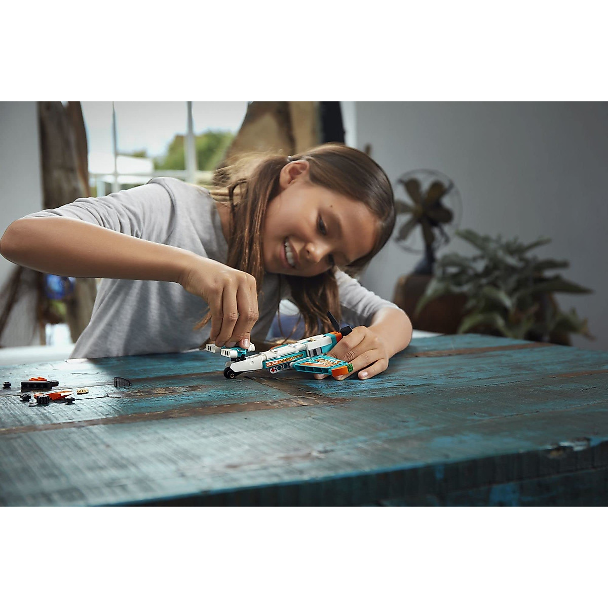 LEGO Technic Race Plane 42117 Toy to Jet Aeroplane 2 in 1 Stunt Model Building Set for Kids, Boys and Girls 7 Plus Years Old, Gift Idea