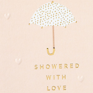 Hallmark Signature Bridal Shower Card (Showered with Love) (5RZH1244)