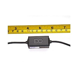 EDO Tech Compact 5V Mini USB Direct Hardwire Car Charger Power Cord Cable Kit for Rexing V1 Blackbox G1W DVR Garmin Dash Cam 10 20 30 35 GDR 33 43 Vantrue R2 N1 N2 X1 X2 Vehicle Camera Recorder DVR