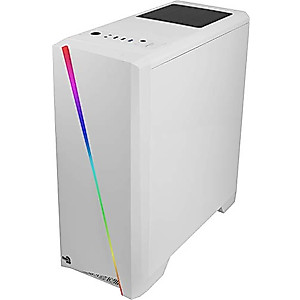 Cylon White RGB Mid Tower Computer Case