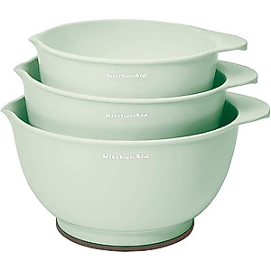 KitchenAid Classic Mixing Bowls, Set of 3, Pistachio