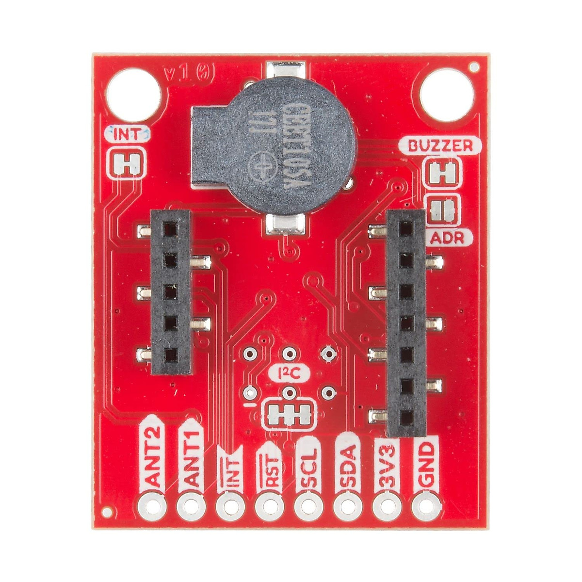 SparkFun RFID Qwiic Reader-Pairs with The ID-LA modules: ID-3LA, The ID-12LA, or The ID-20LA, and utilizes 125kHz RFID Chips Includes Read LED & Buzzer No Soldering Required