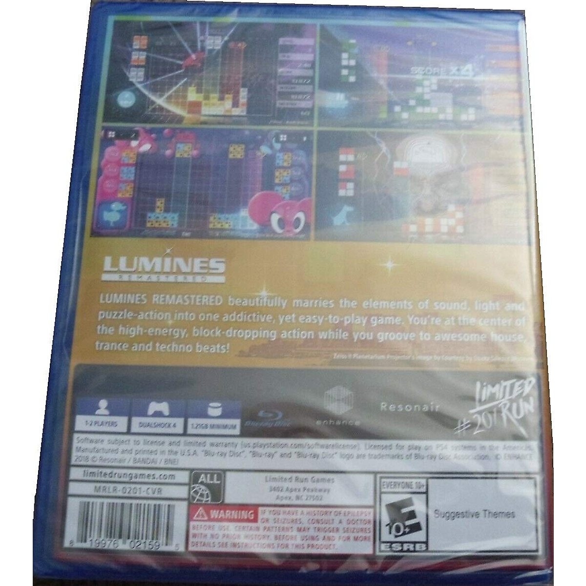 Lumines Remastered (Limited Run #201) - PlayStation 4