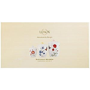 Lenox Butterfly Meadow 3-Piece Canister Set, 6.60 LB, Multi