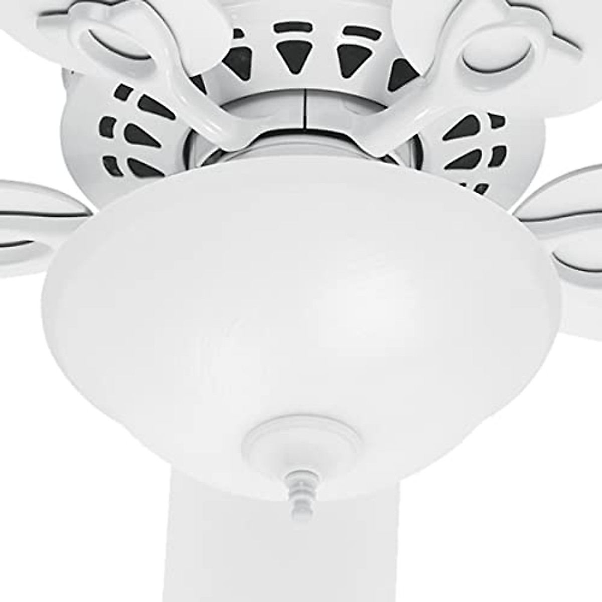 Hunter Fan Company, 53059, 52 inch Astoria White Ceiling Fan with LED Light Kit and Pull Chain