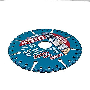 CORTOOL Diamond Cutting Wheel 4-1/2 x 7/8 Inch for Metal, Cut Off Discs for Rebar, Steel, Iron and INOX (Segmented)