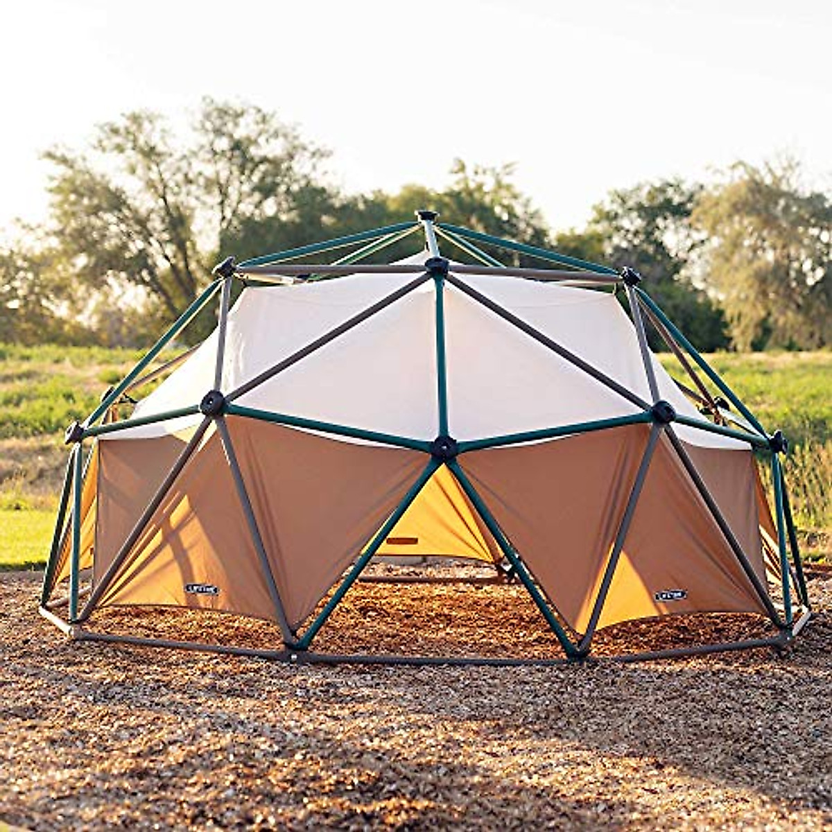 Lifetime Geometric Dome Climber with Attachable Canopy, Earth Tone, 10' Wide x 5' High, 60-Inch (90612)