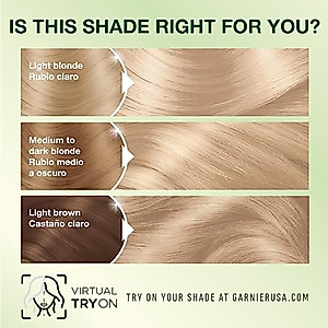 Garnier Hair Color Nutrisse Nourishing Creme, 111 Extra-Light Ash Blonde (White Chocolate) Permanent Hair Dye, 2 Count (Packaging May Vary)