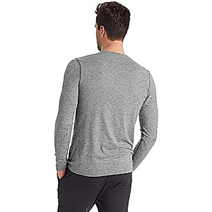 C9 Champion mens Long Sleeve Tech Tee T Shirt, Ebony Heather, Large US